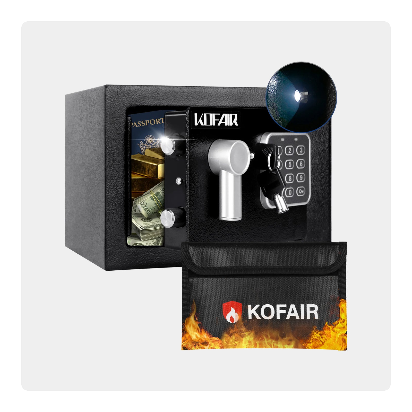 Kofair Safe Box Specs